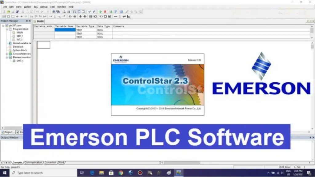 Descargar ControlStar EMERSON PLC Programming